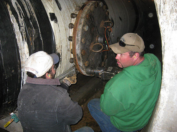 Inspection of a Dam Intake and Outlet Works Upstream and Downstream of ...