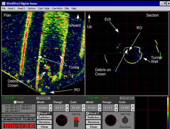 Long Flooded Sewer Siphon Inspection